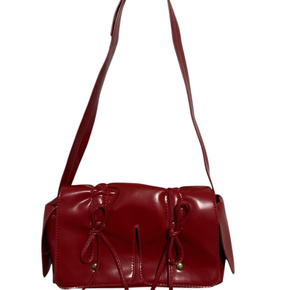 SHEIN | Bags | Shein Chic Red Shoulder Bag | Poshmark